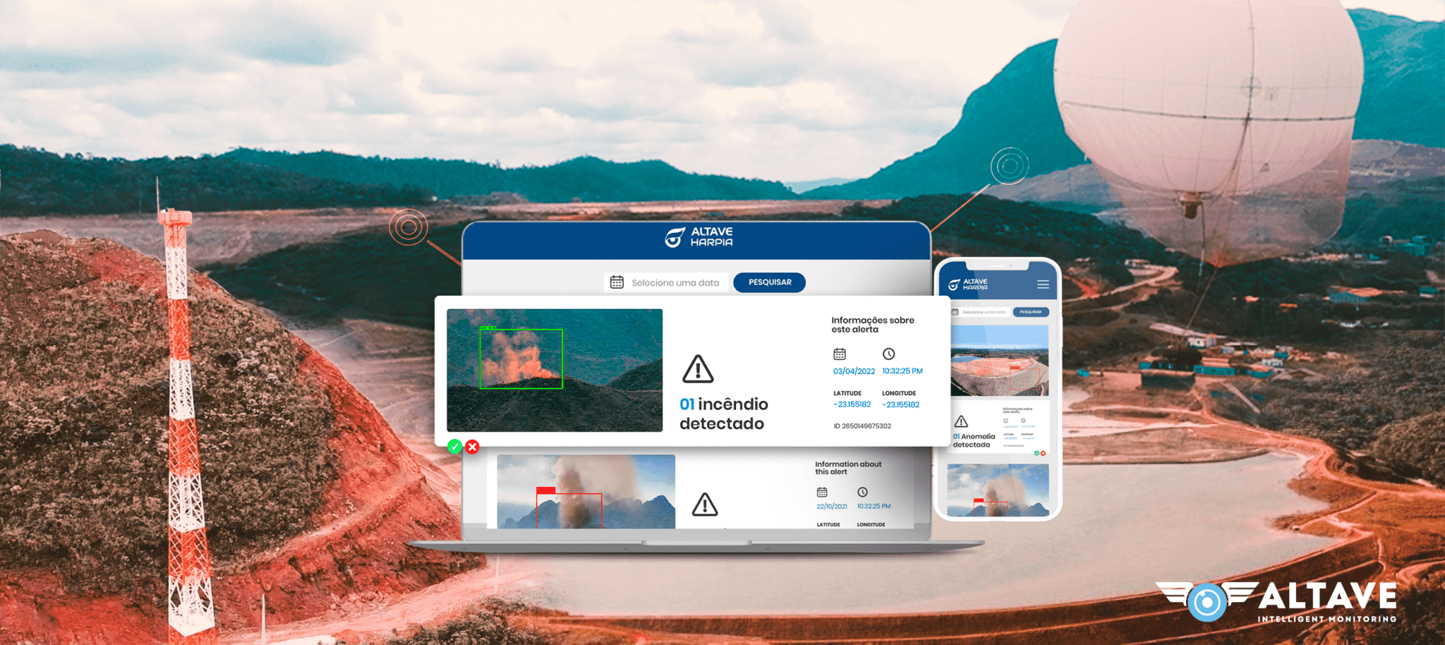 ALTAVE - Monitoramento inteligente para grandes áreas